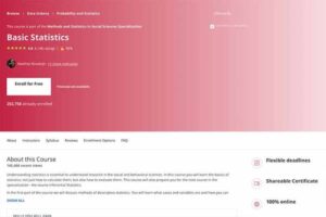 Mata Kuliah Statistika Konsep Dasar hingga Analisis Data - Matkul ID